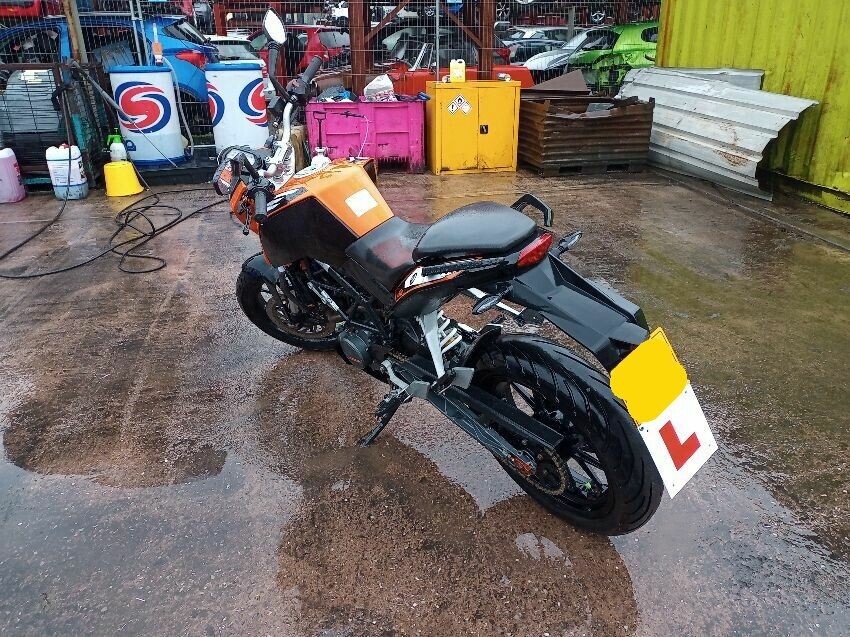 Used 2016 KTM 125 DUKE 15 for sale at online auction | RAW2K