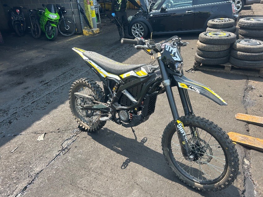 Used SURRON ELECTRIC MOTORCYCLE for sale at online auction | RAW2K